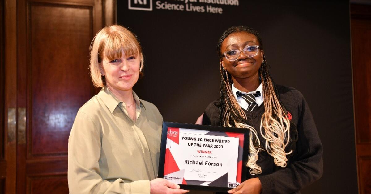 Young Science Writer of the Year Award winner named by Association of ...